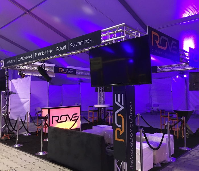 Rove Trade Show Booth For Sun Grown Experience | RCS